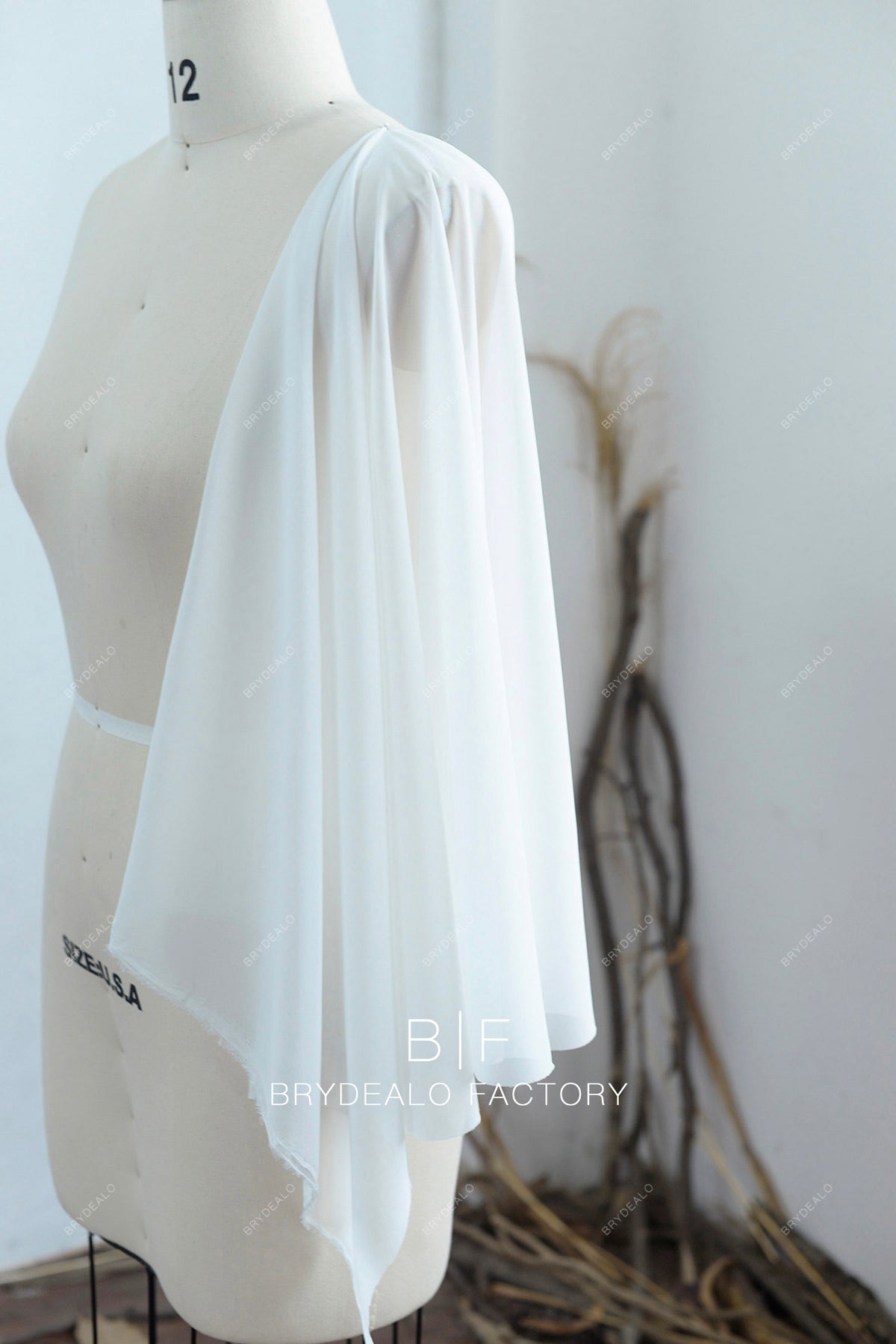 Flowing 100D Chiffon Fabric Swatch