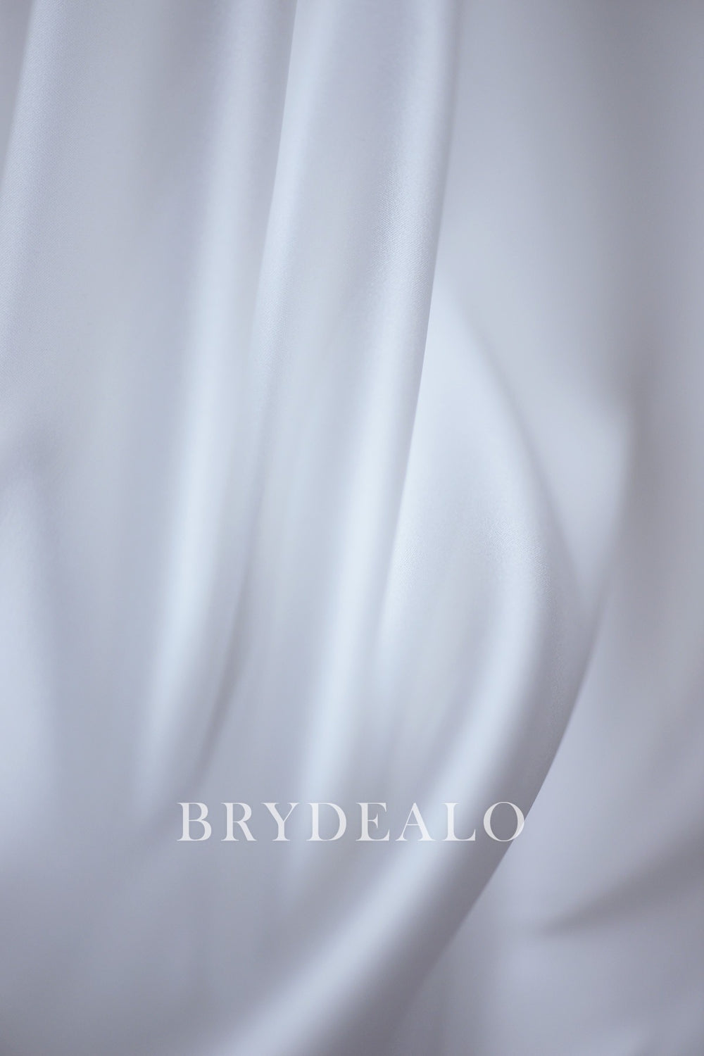High-End Soft Sheen Bridal Satin Fabric