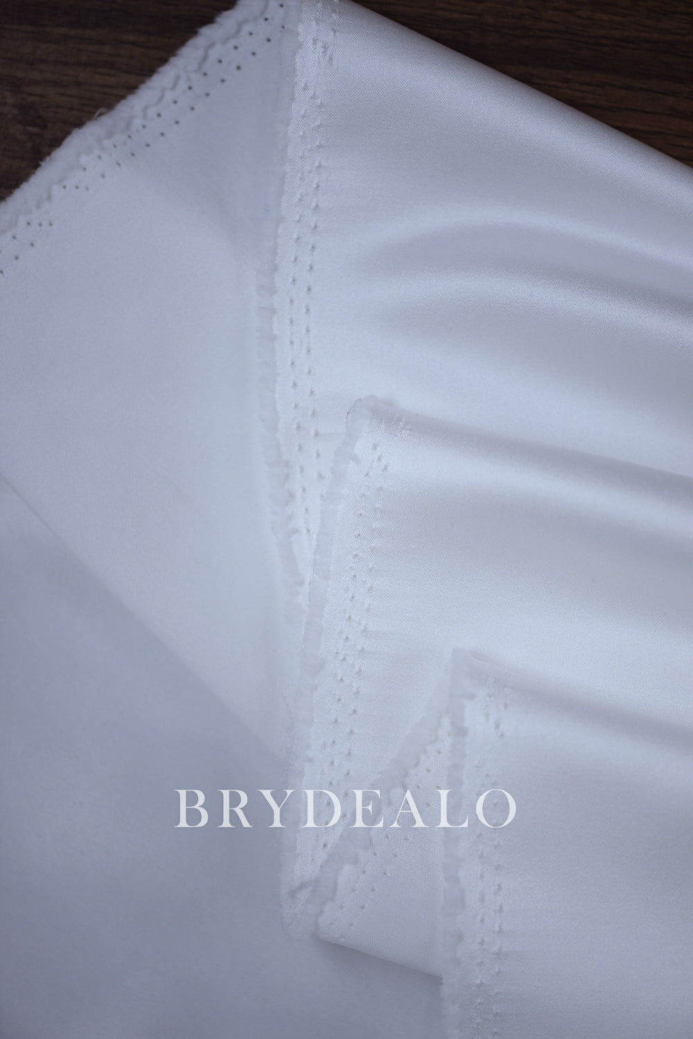 High-End Soft Sheen Bridal Satin Fabric