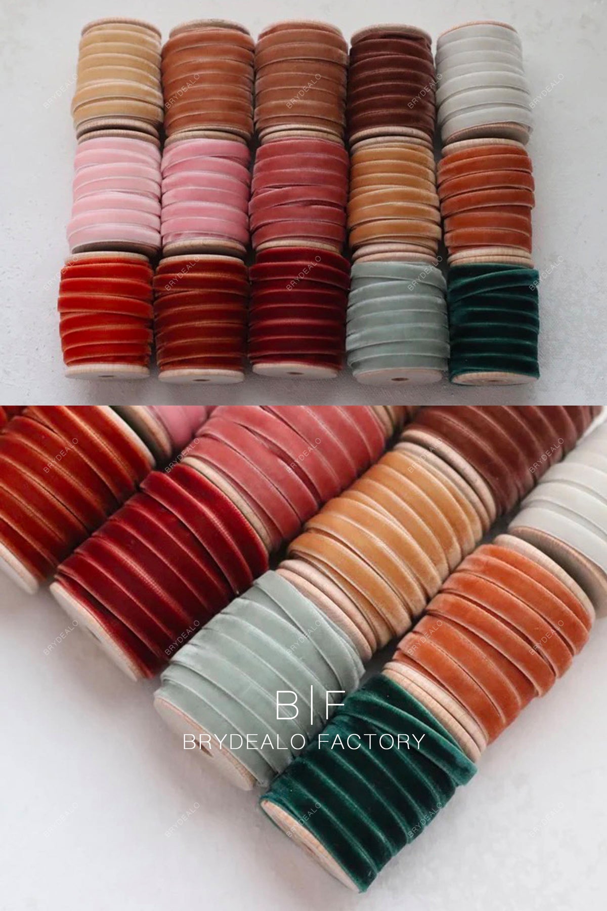 Single Face Velvet Ribbon | 240 Colors